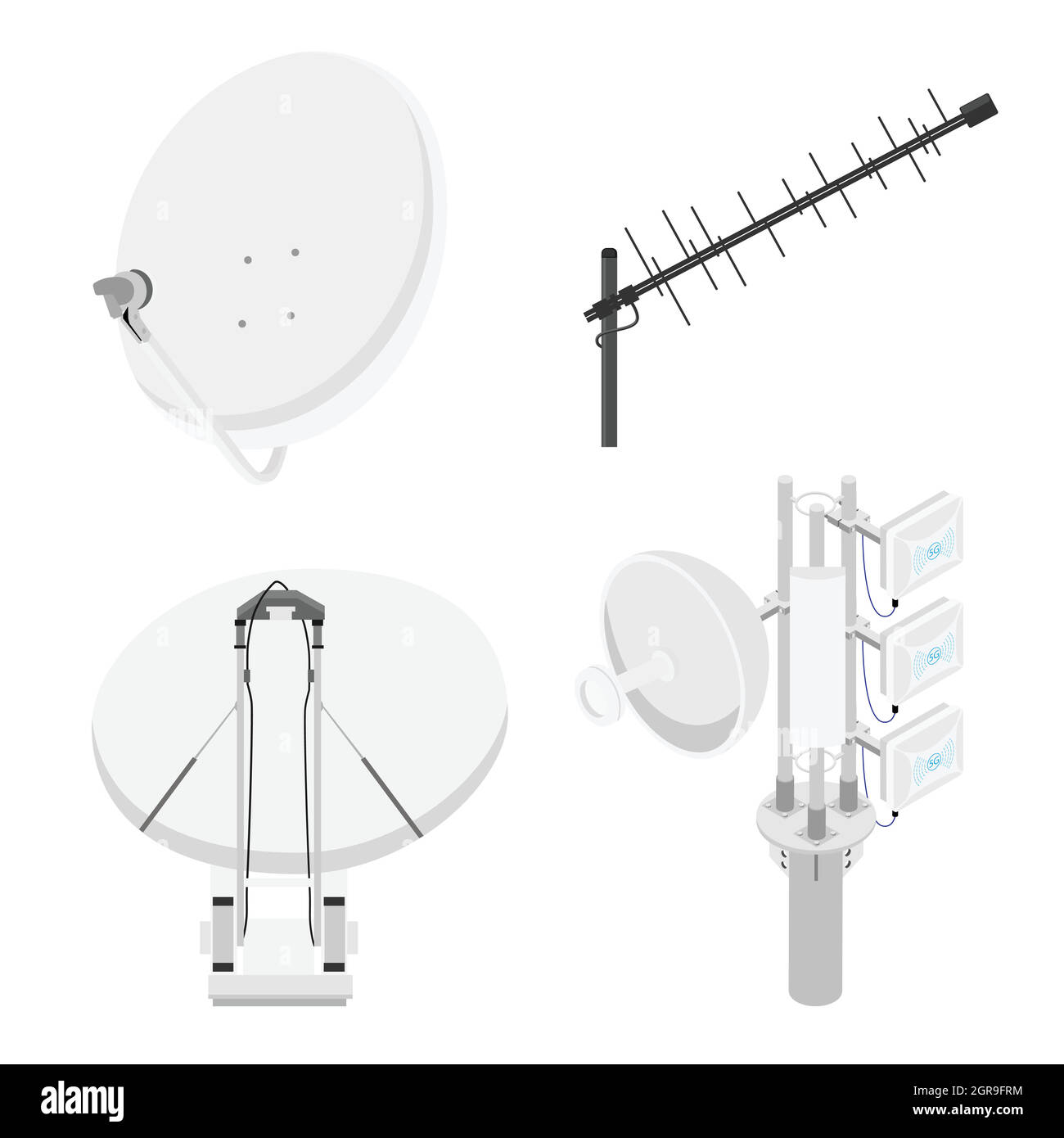 Television cable reception Stock Vector Images - Alamy