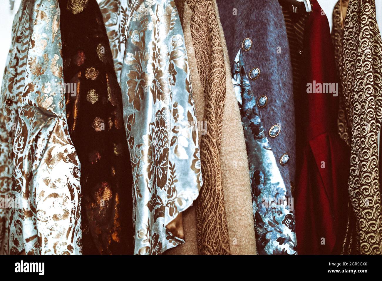 Coat many colors hi-res stock photography and images - Alamy