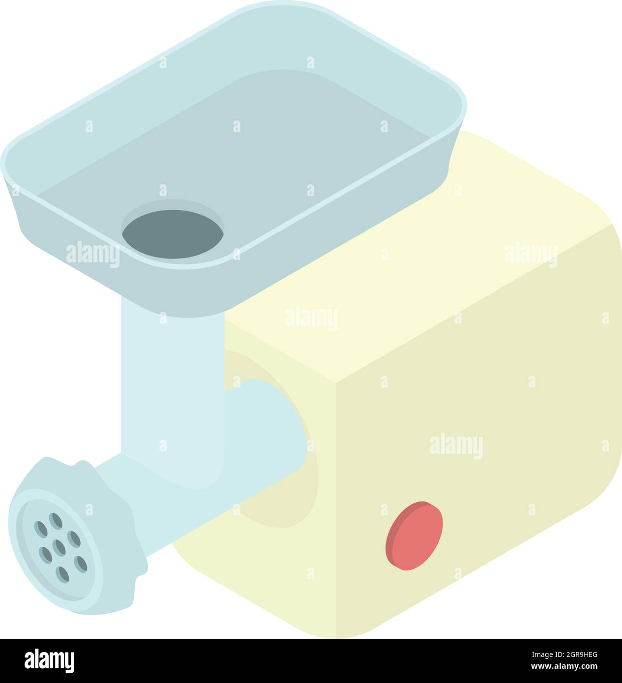 Meat processing machine Stock Vector Images - Alamy