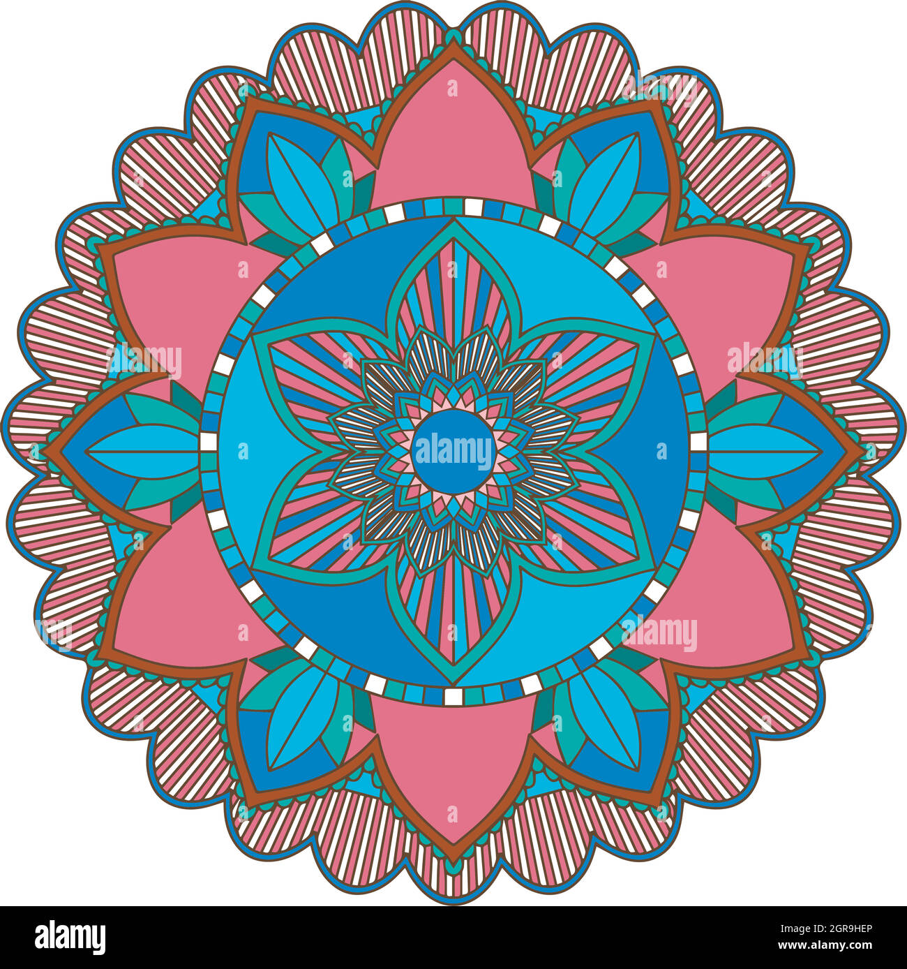 Mandala patterns on isolated background Stock Vector Image & Art - Alamy
