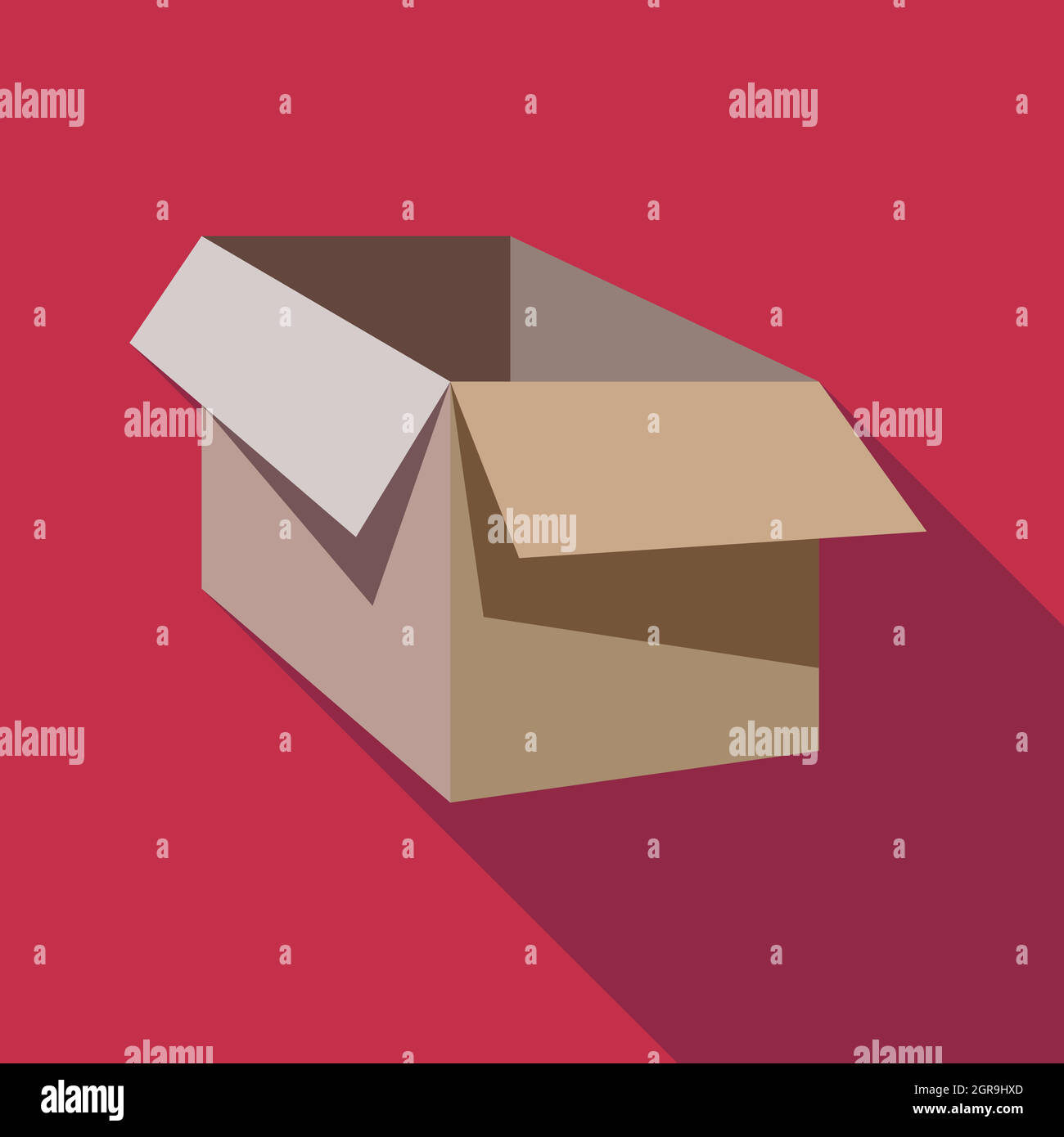 Cardboard box icon hi-res stock photography and images - Alamy