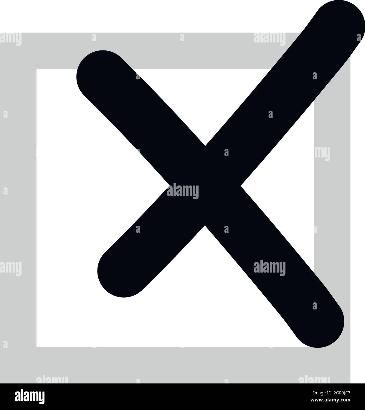 Cross in box hi-res stock photography and images - Alamy