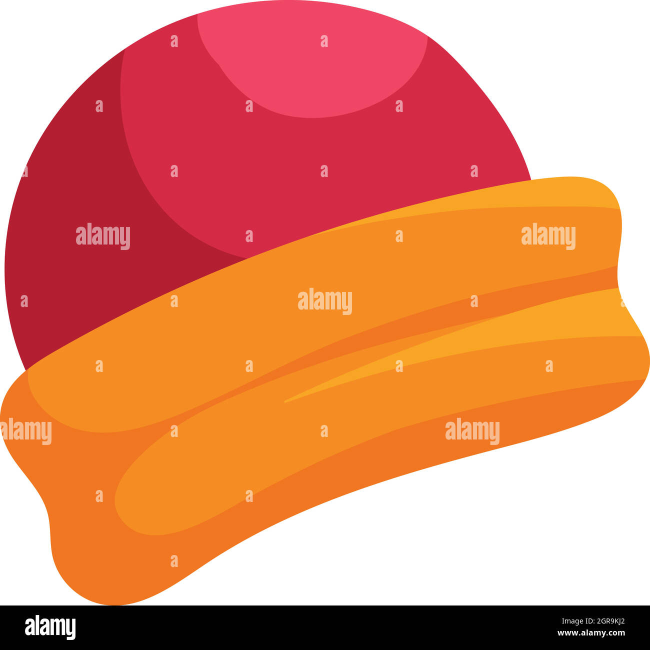 Santa Claus hat icon, cartoon style Stock Vector Image & Art - Alamy