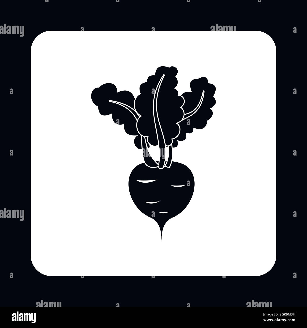 Turnip icon, simple style Stock Vector Image & Art - Alamy