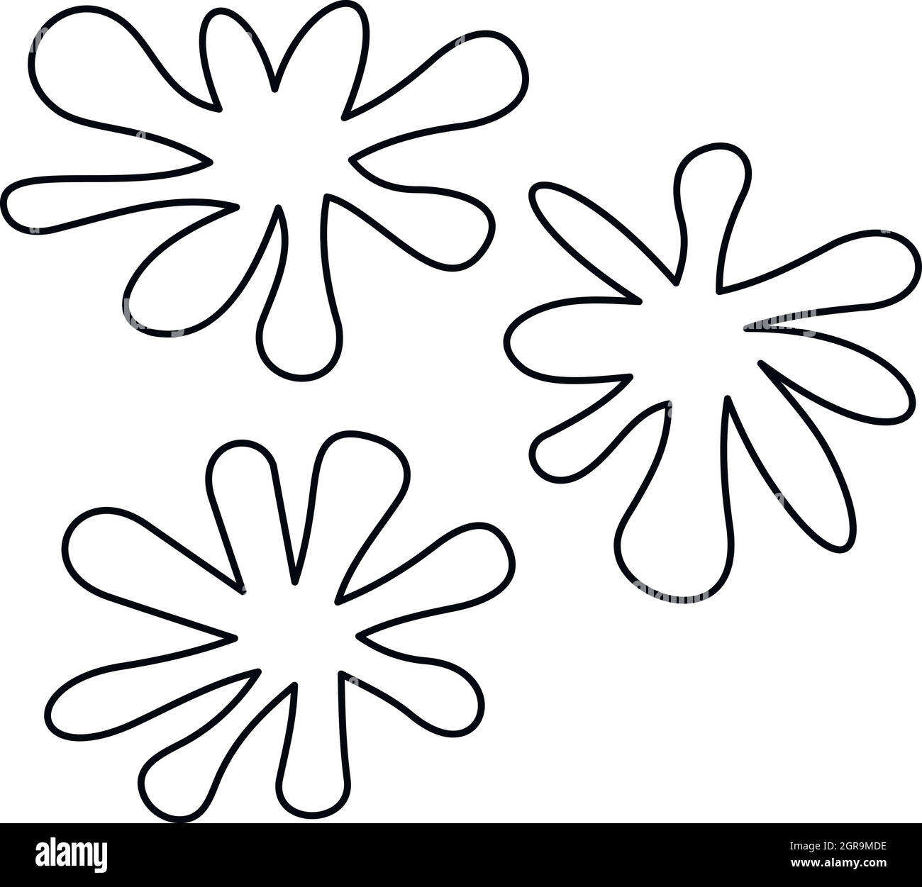 Paintball gun icon outline Cut Out Stock Images & Pictures - Alamy