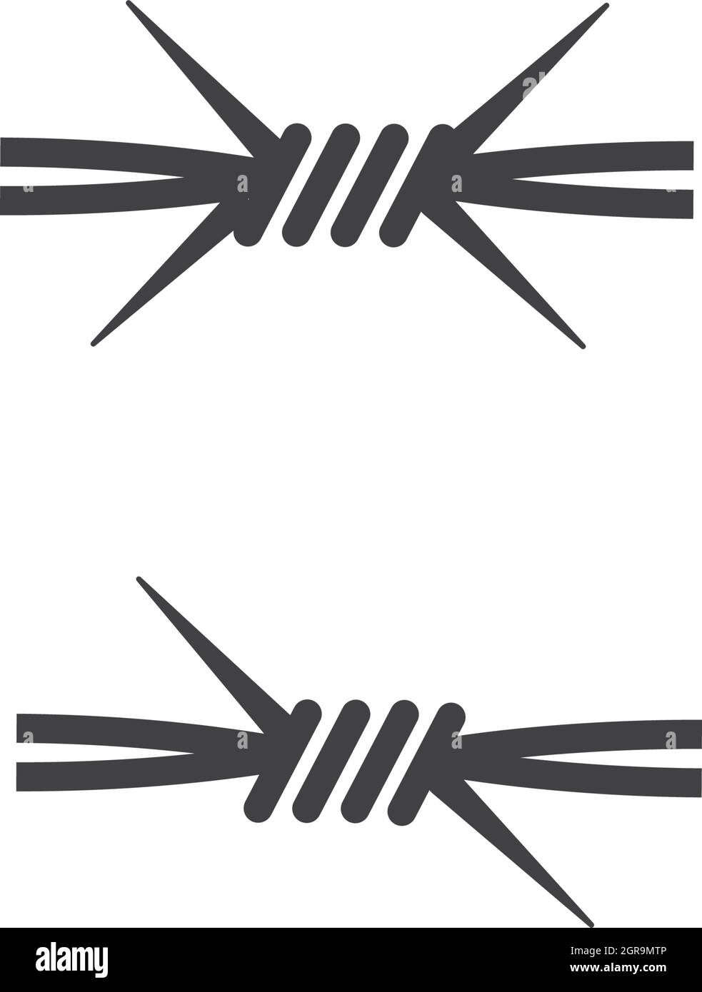 barbed wire vector illustration design Stock Vector Image & Art - Alamy