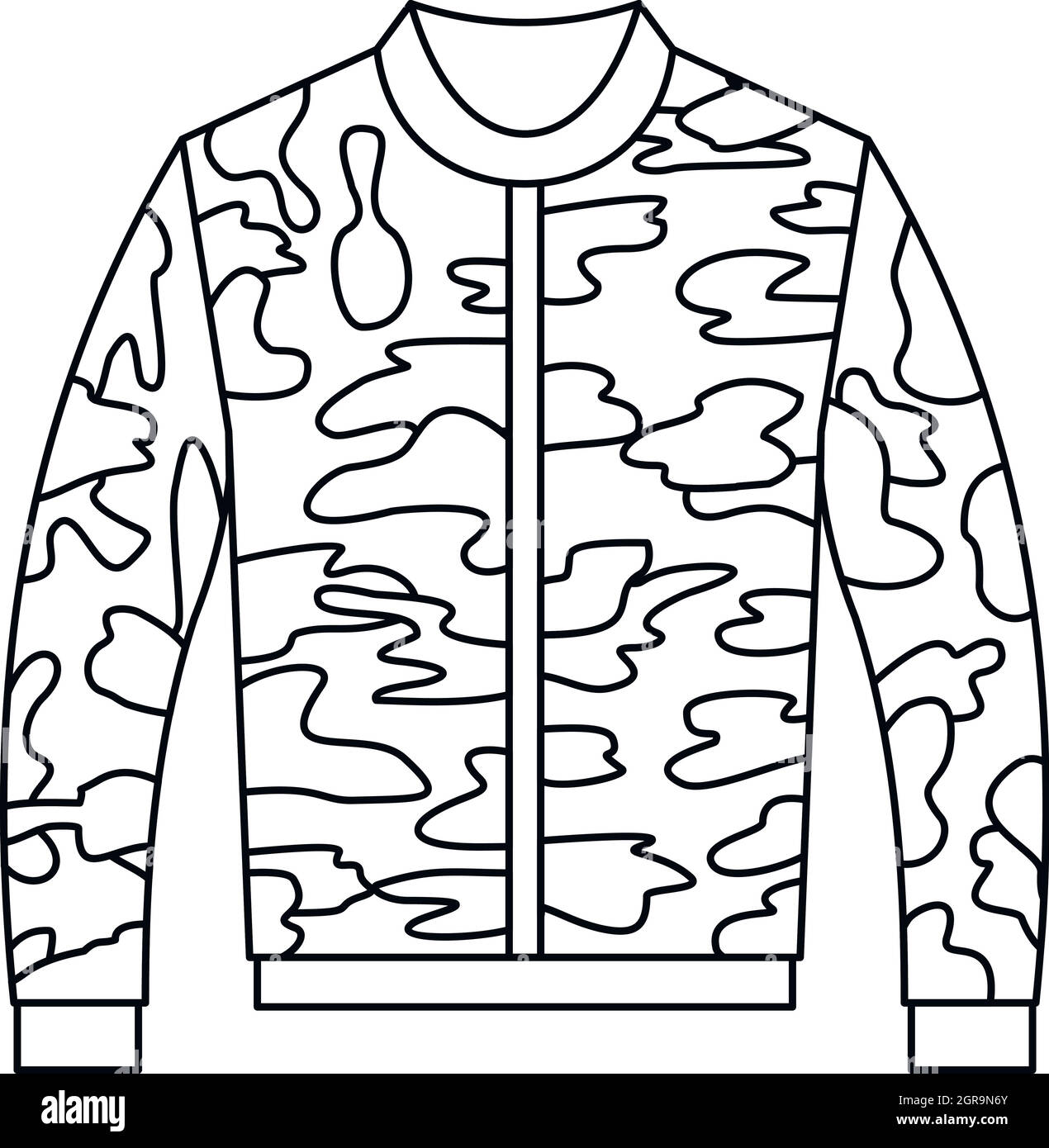 Sleeve black jacket in Stock Vector Images - Alamy