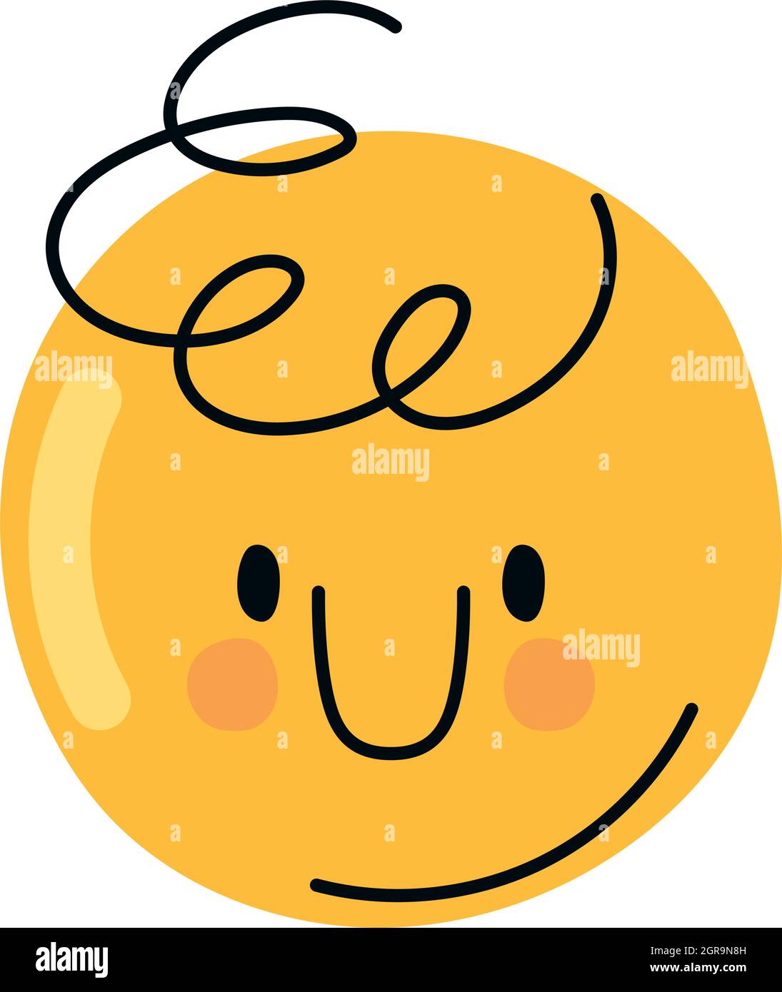 happy yellow emoji Stock Vector Image & Art - Alamy
