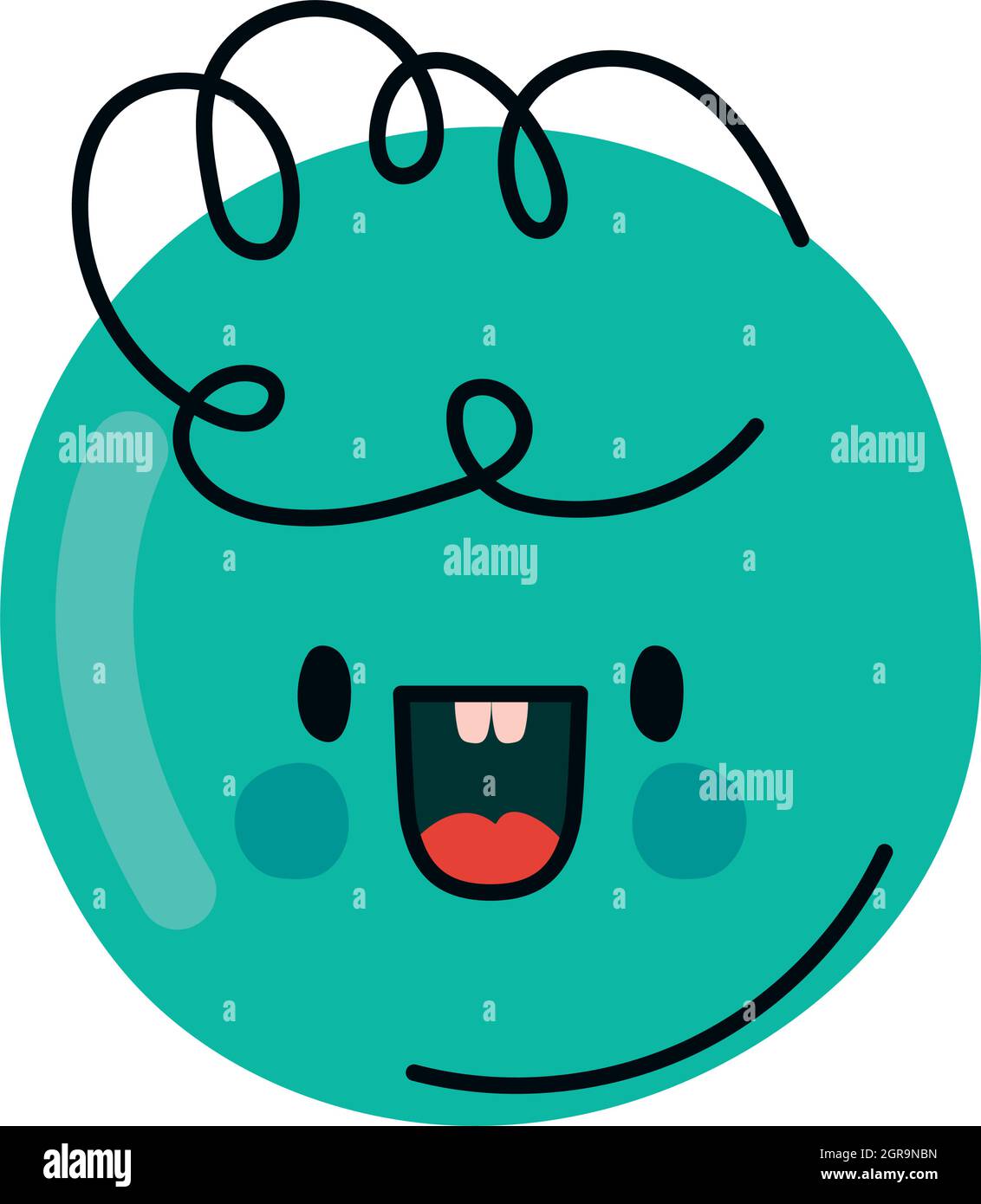 happy face illustration Stock Vector Image & Art - Alamy