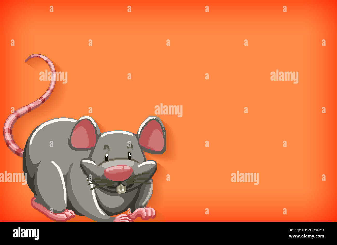 Background template with plain color and gray mouse Stock Vector Image ...