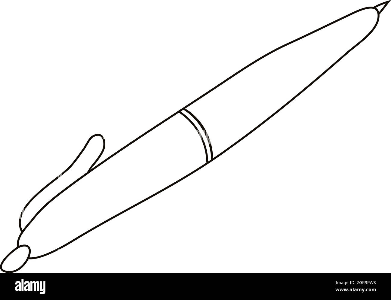 Mechanical pencil outline icon Stock Vector Images - Alamy