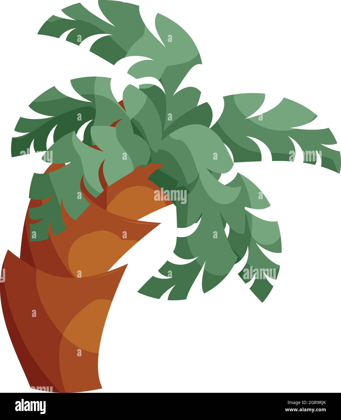 Palm tree icon, cartoon style Stock Vector Image & Art - Alamy