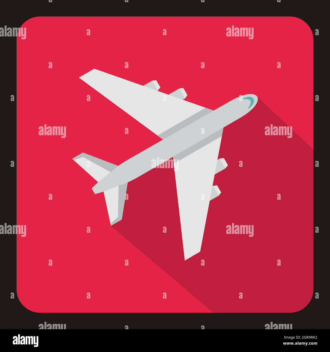 Long plane trip Stock Vector Images - Alamy