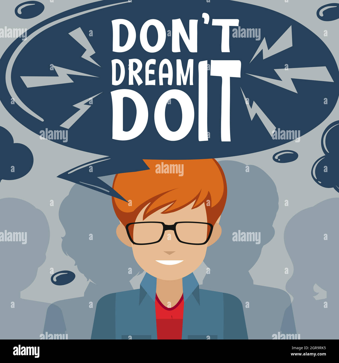 Inspiration poster with text Stock Vector Image & Art - Alamy