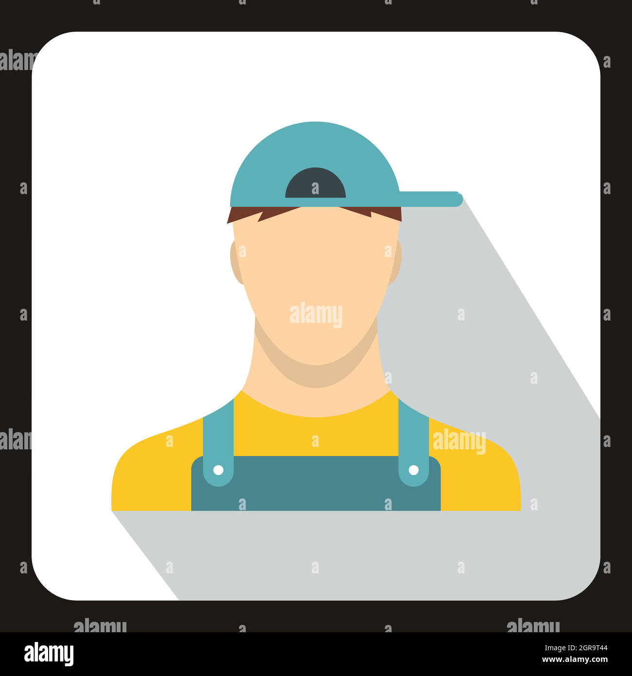 Plumber icon in flat style Stock Vector Image & Art - Alamy
