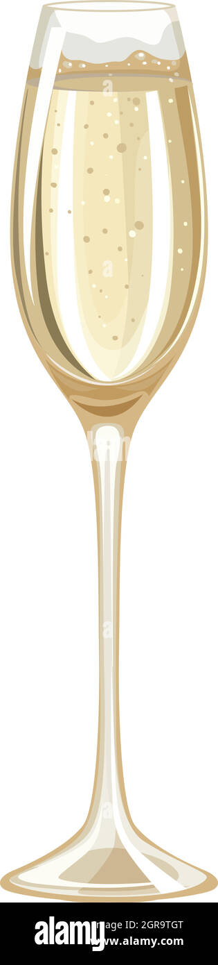 Wine in glass fresh Stock Vector Images - Alamy