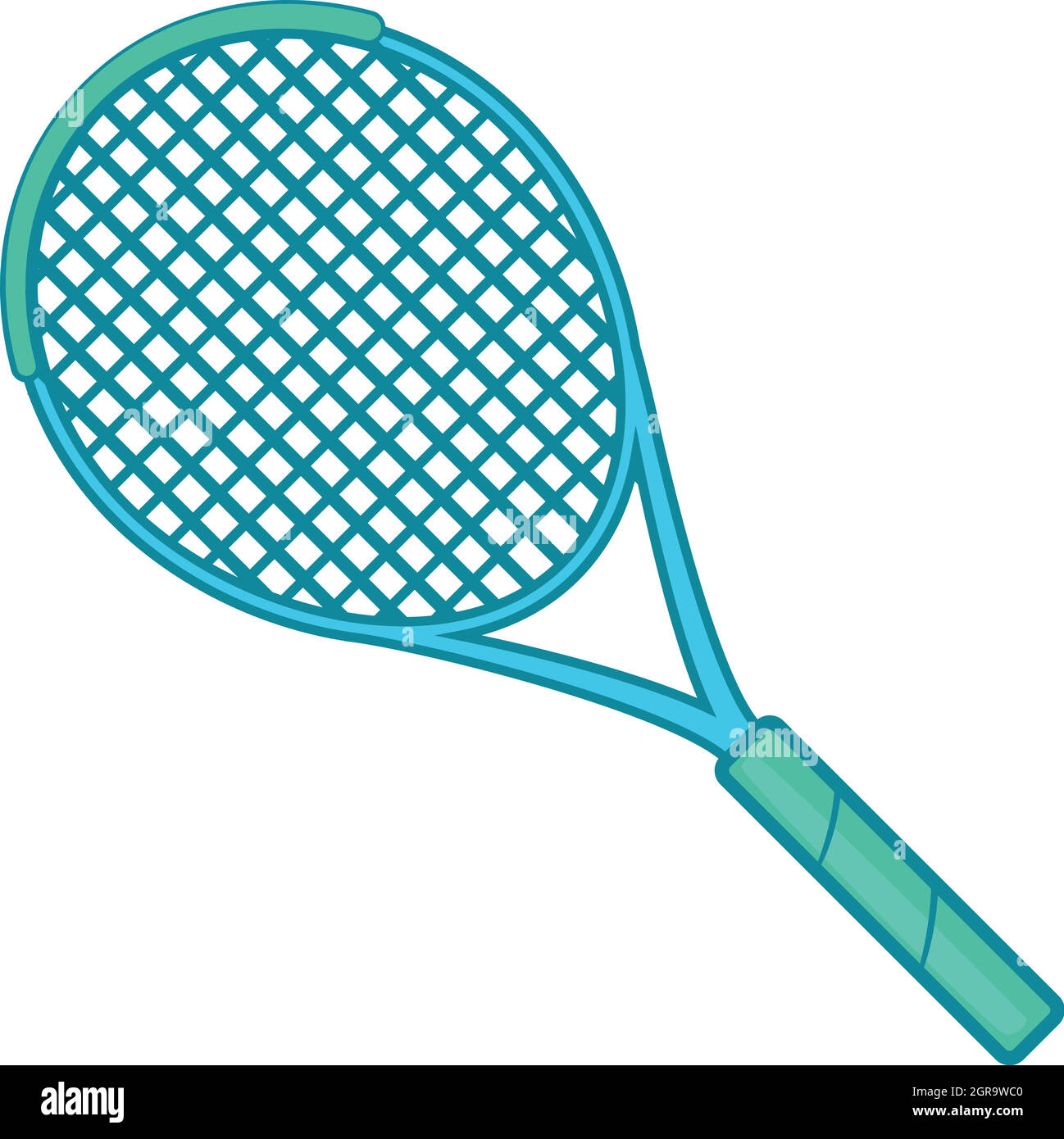 Tennis racket icon, cartoon style Stock Vector Image & Art - Alamy
