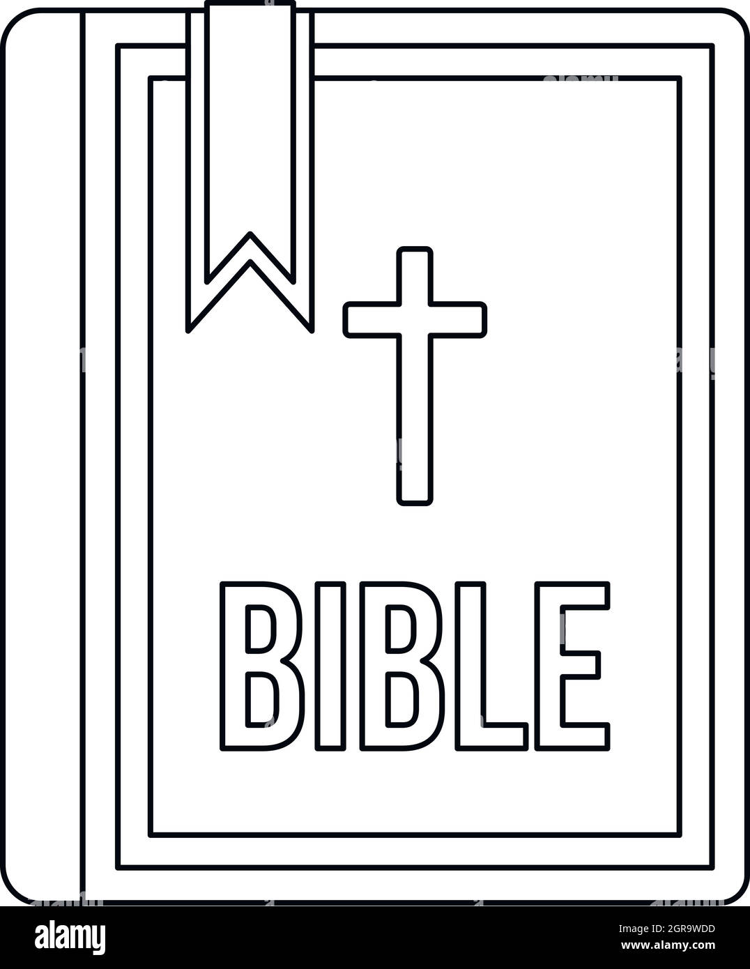 Holy bible icon in Stock Vector Images - Alamy