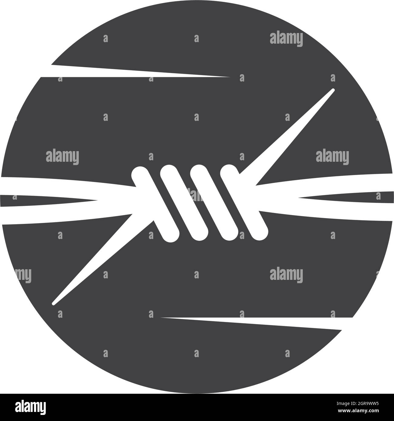 Barbed shield Black and White Stock Photos & Images - Alamy