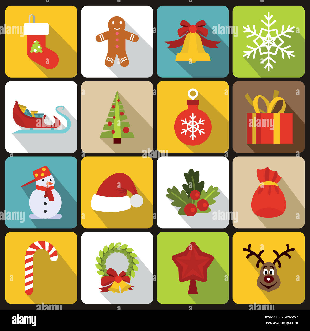 Christmas candy cane in Stock Vector Images - Alamy