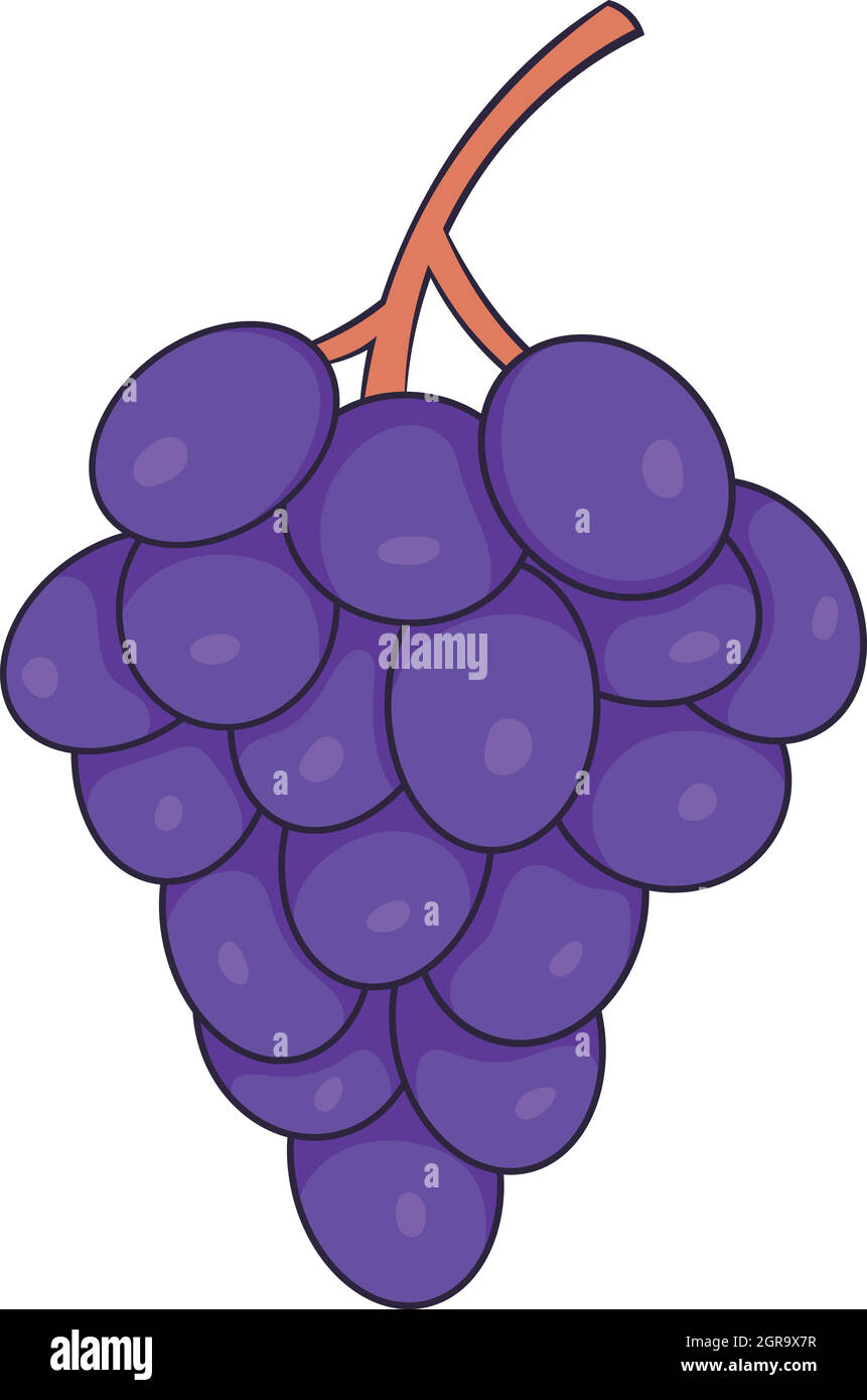 Grape cartoon hi-res stock photography and images - Alamy