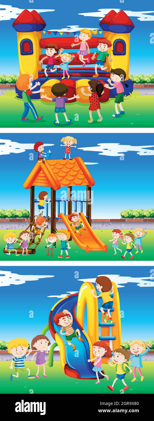 Child playing game in Stock Vector Images - Alamy