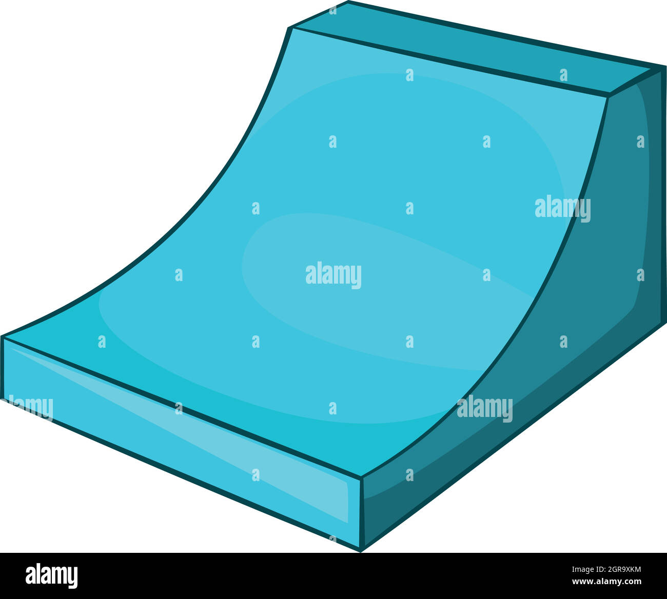 Snowboard half pipe Stock Vector Images - Alamy