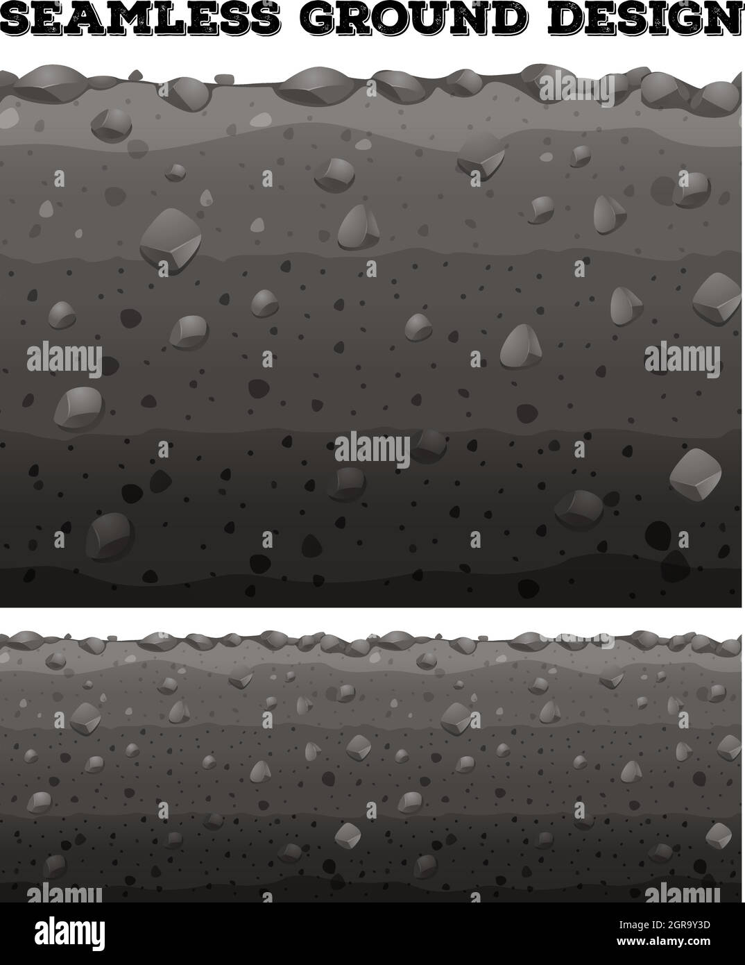 Layers of ground rocks Stock Vector Images - Alamy