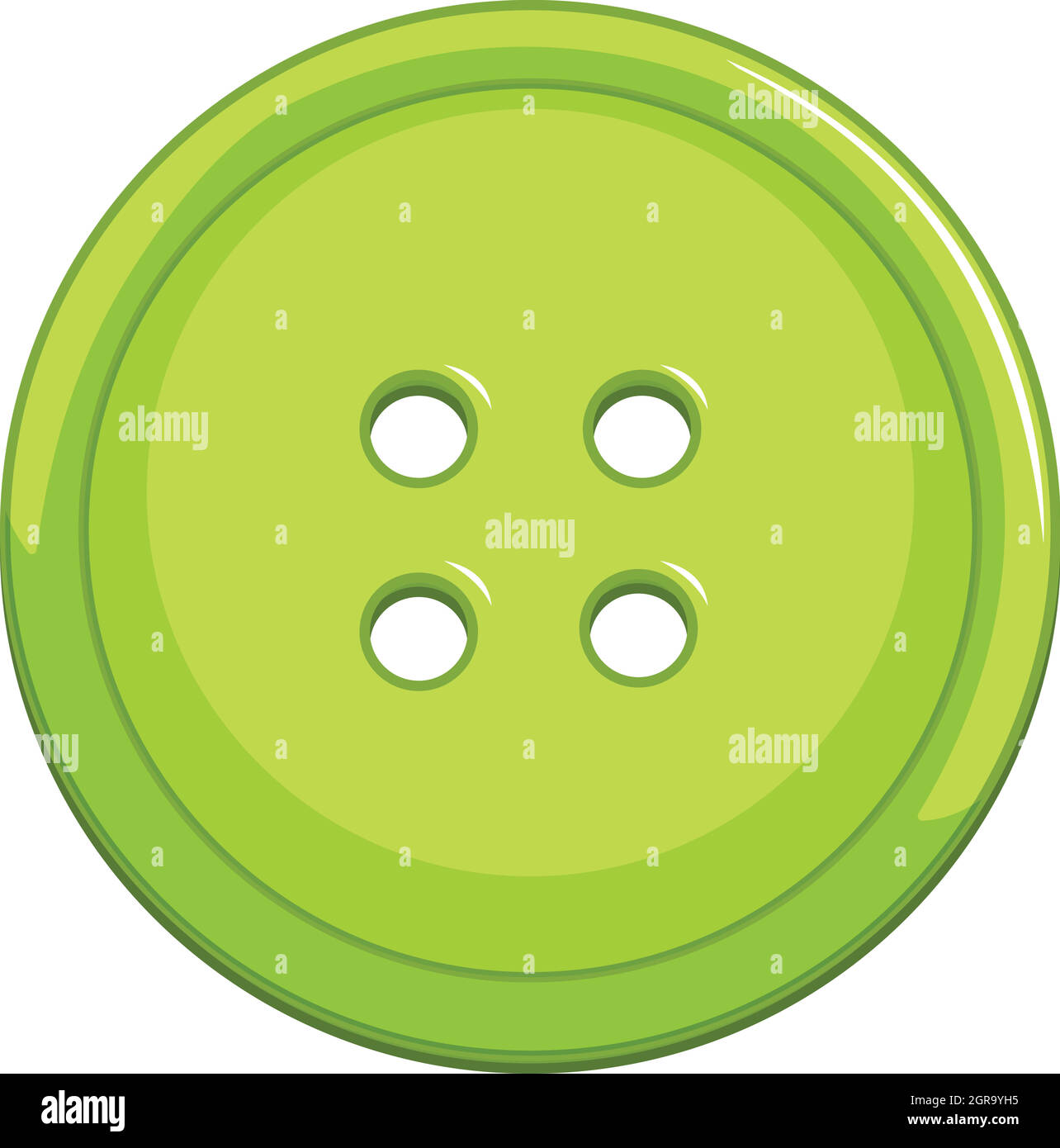 Green button on background Stock Vector Images - Alamy