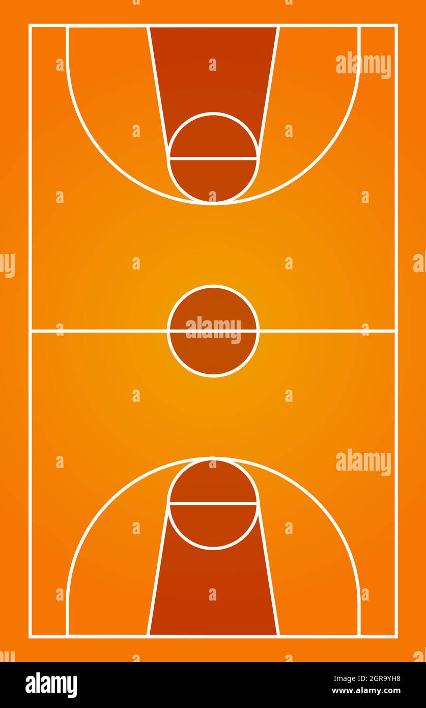 Basketball sport court on Stock Vector Images - Alamy