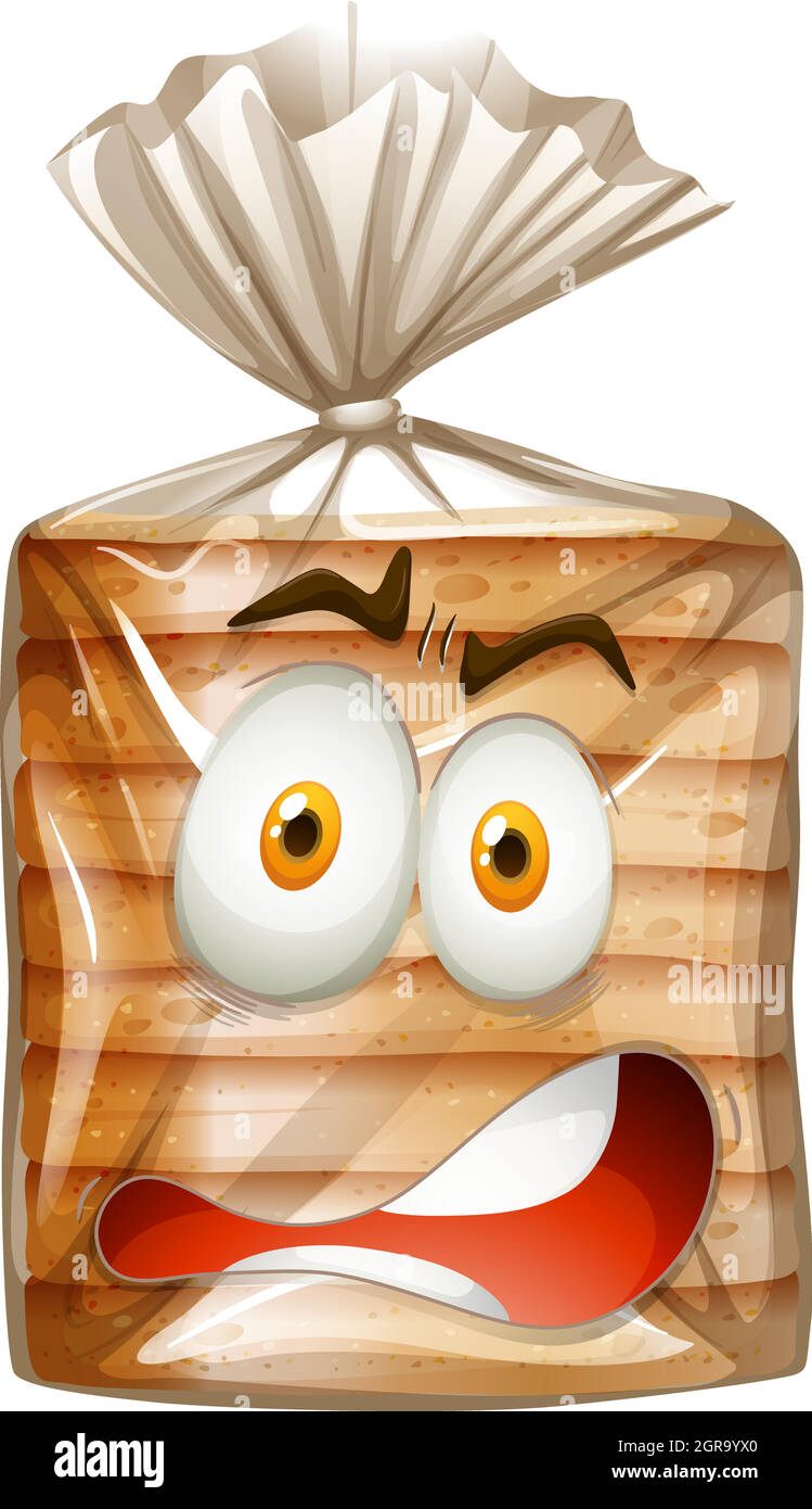 Loaf of bread in bag Stock Vector Image & Art - Alamy