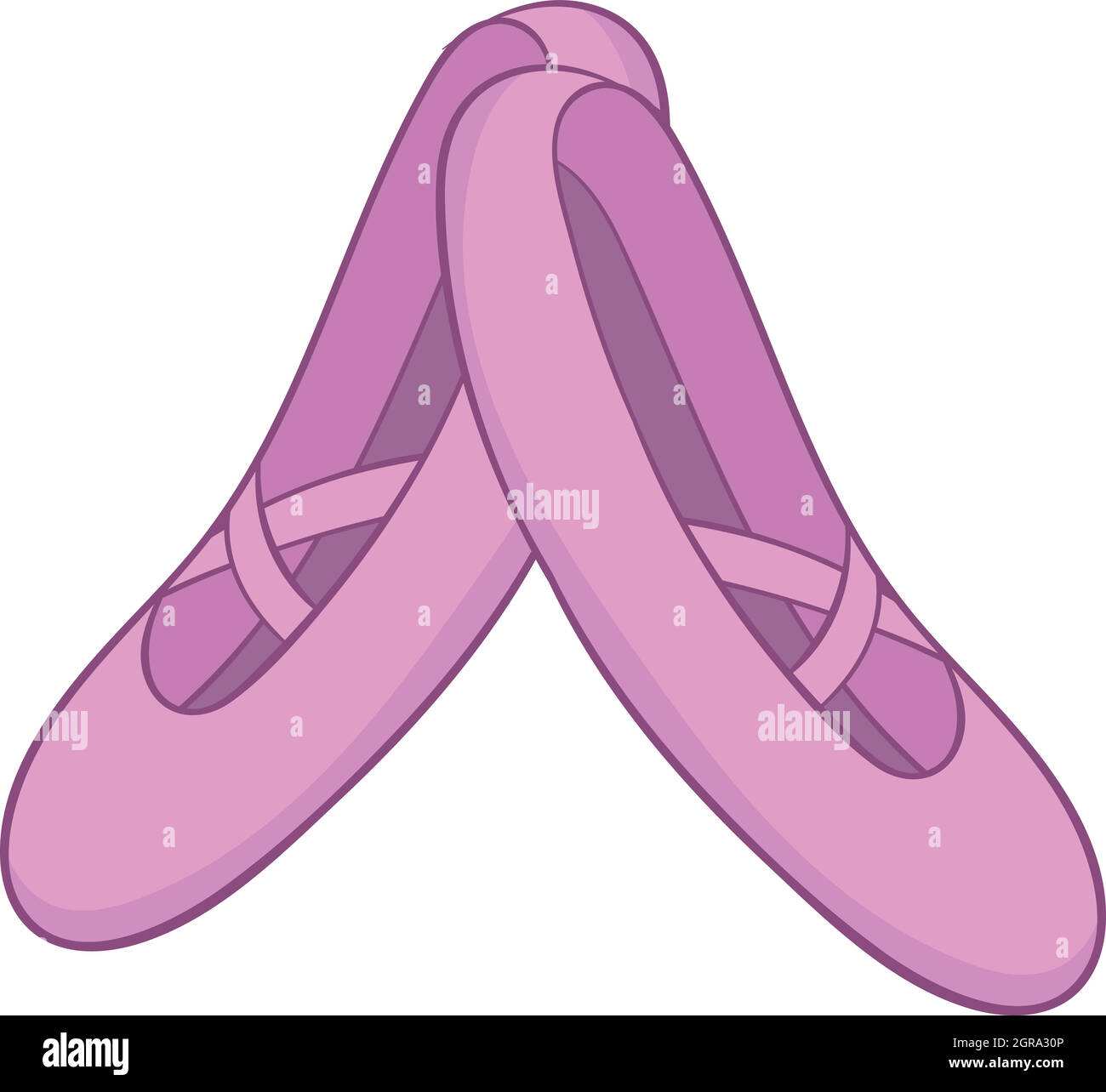 Pointe shoes icon cartoon style hi-res stock photography and images - Alamy