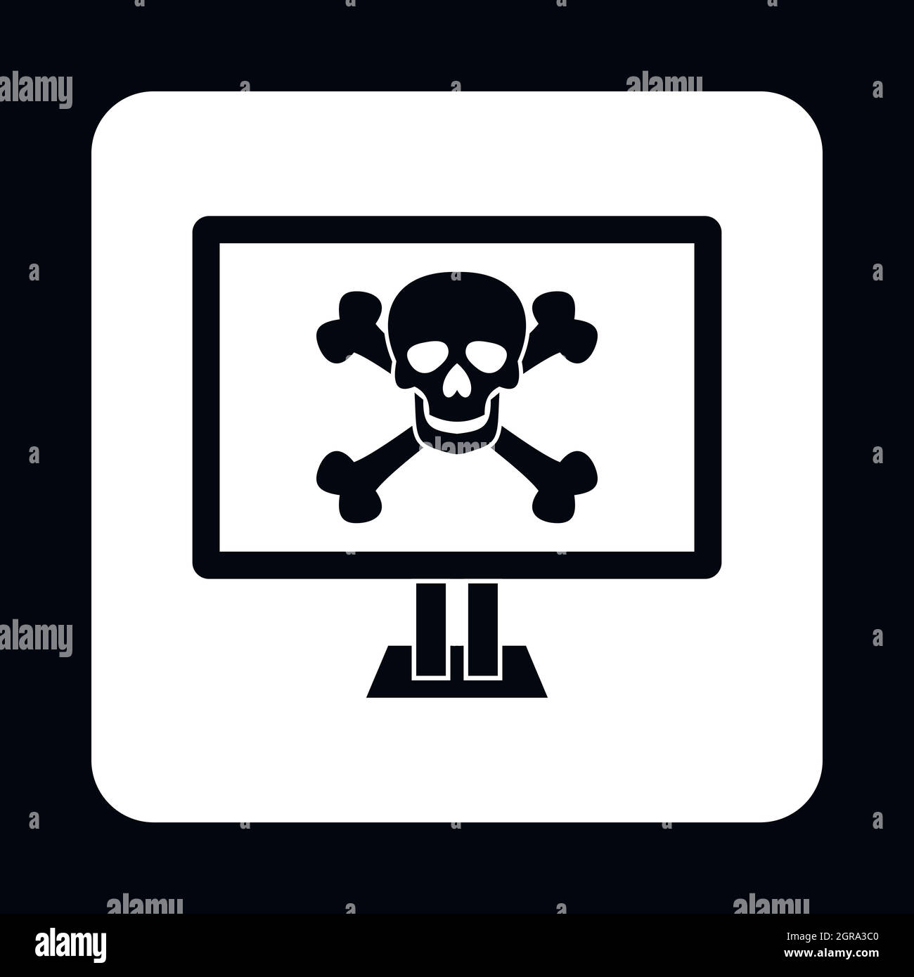 Computer virus on file Stock Vector Images - Alamy