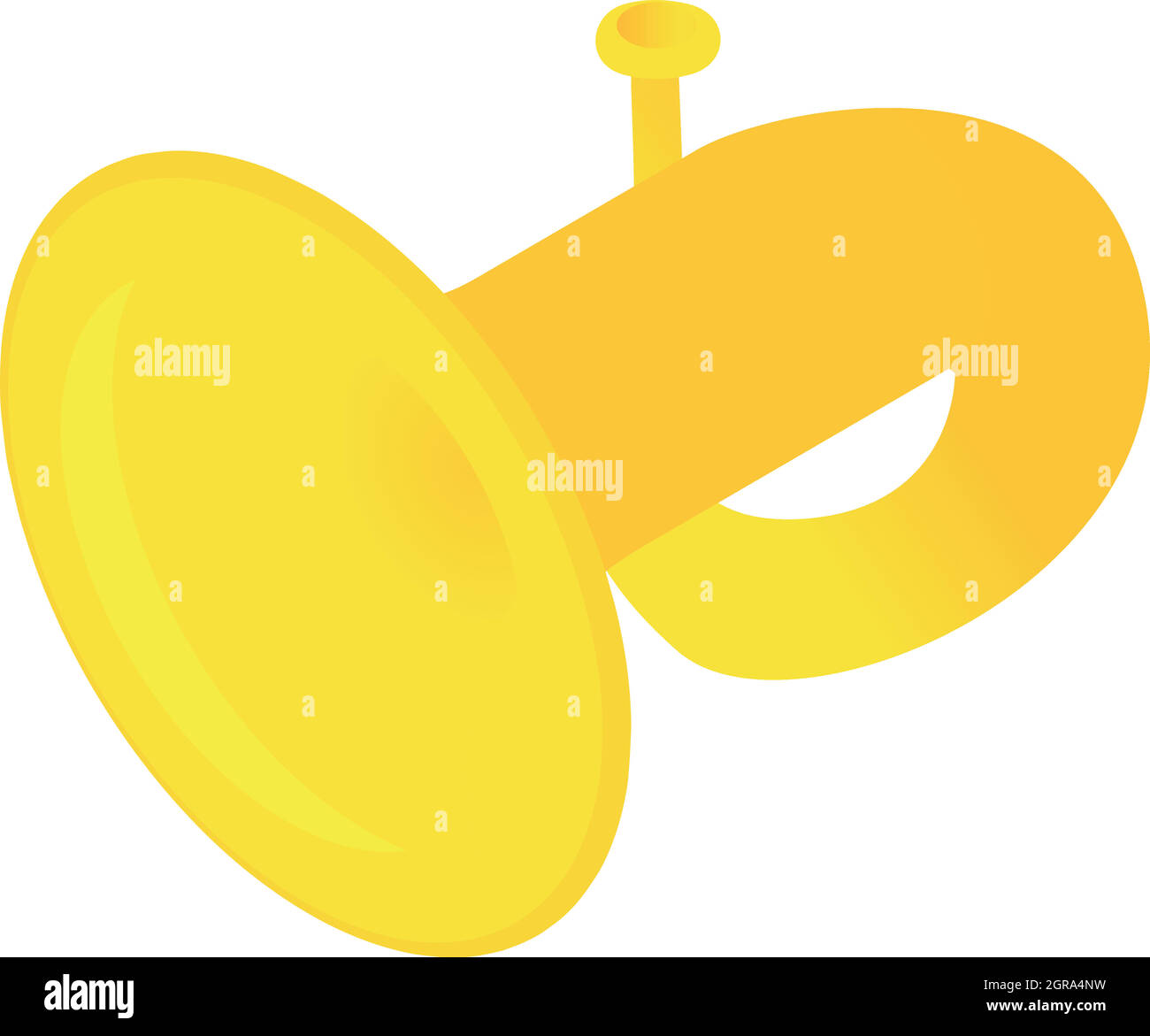 Horn trumpet icon, cartoon style Stock Vector Image & Art - Alamy