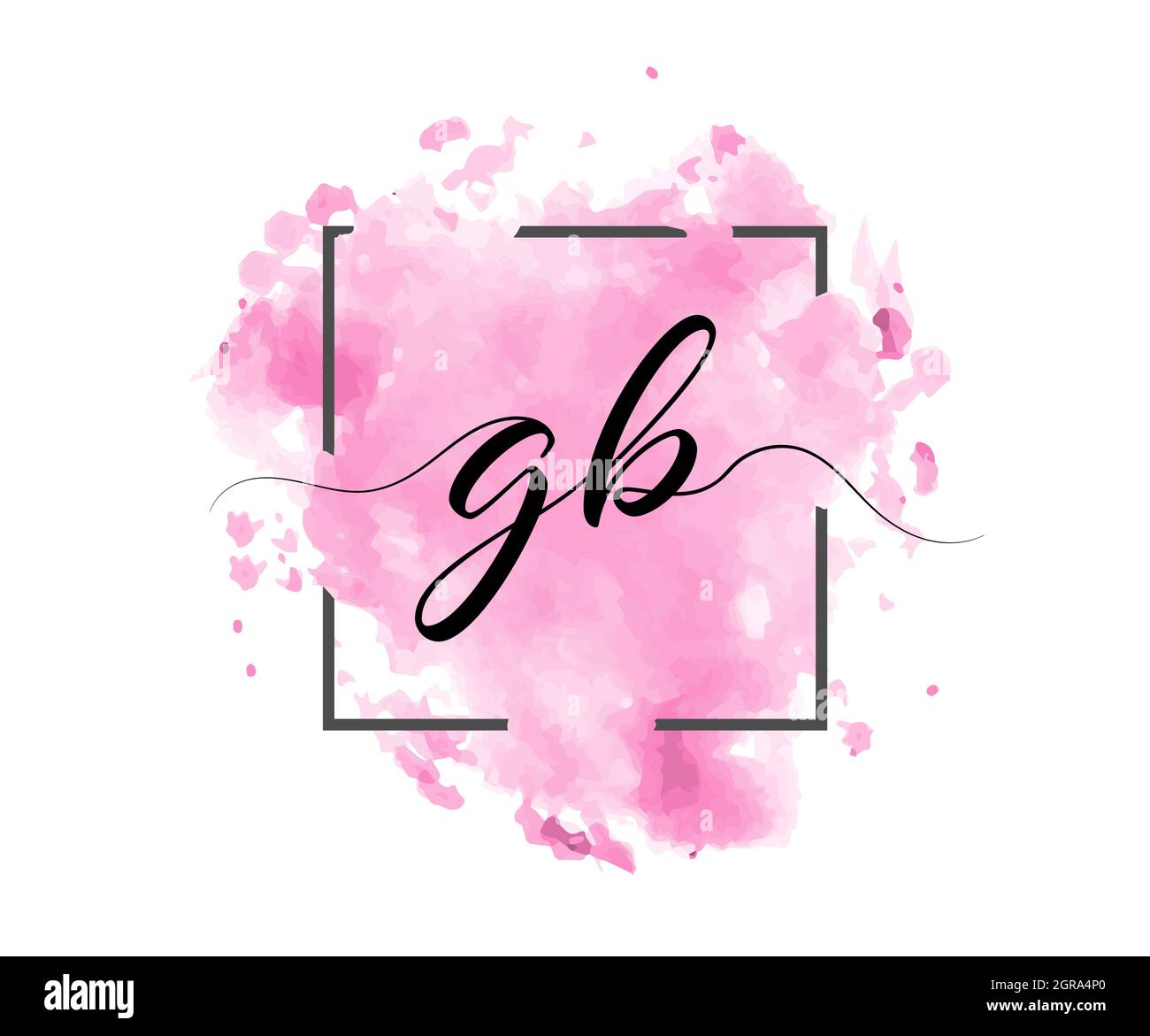 Letter g hand written logo hi-res stock photography and images - Alamy