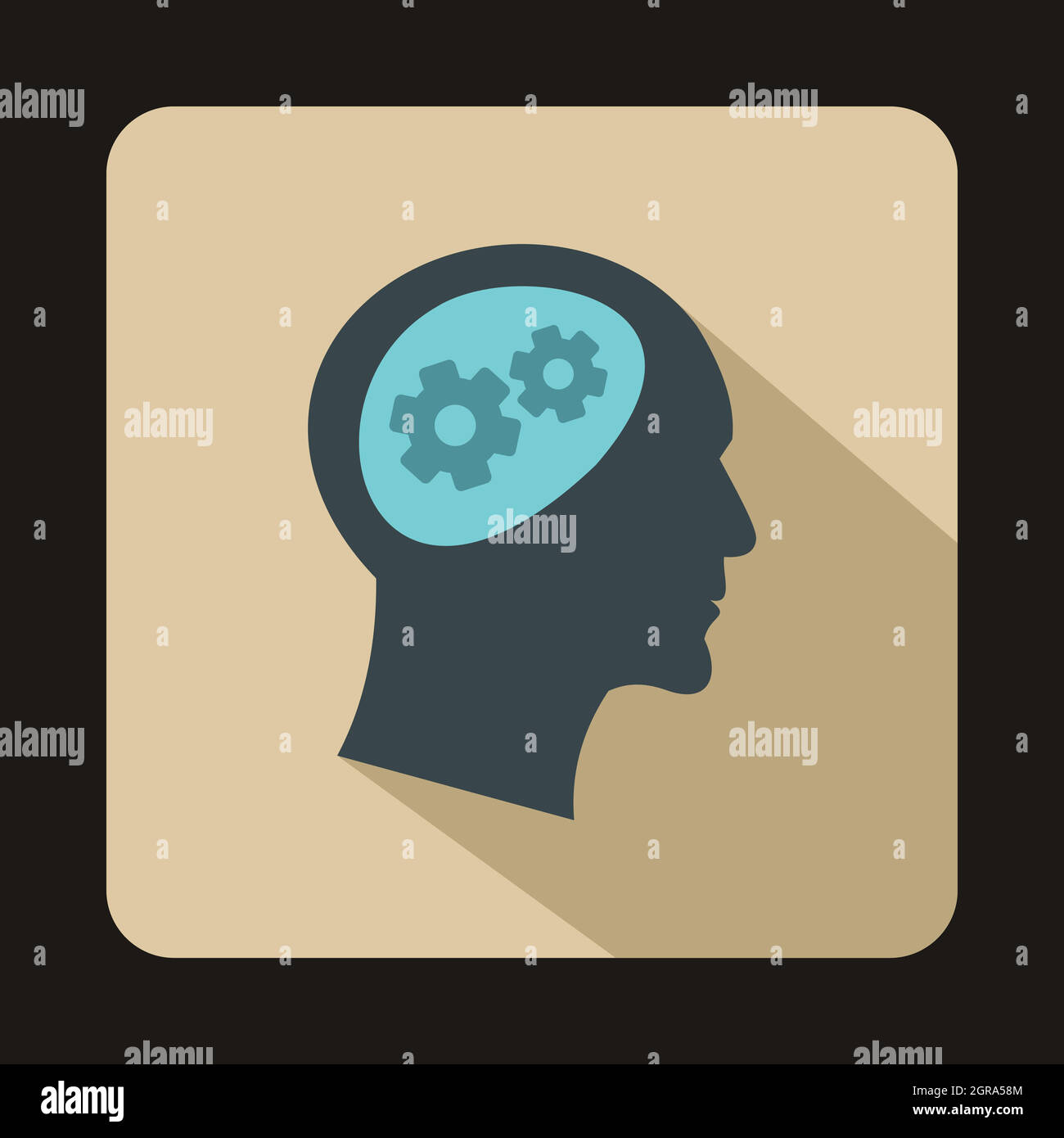 Engineering icon in two Stock Vector Images - Alamy