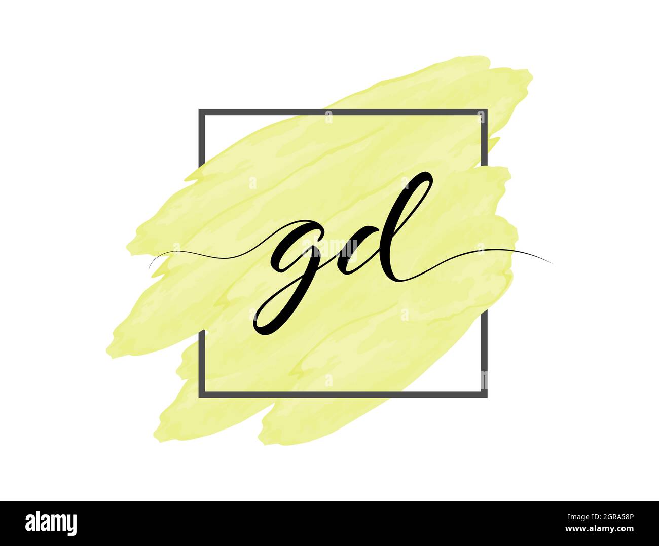 G hand written logo Stock Vector Images - Alamy