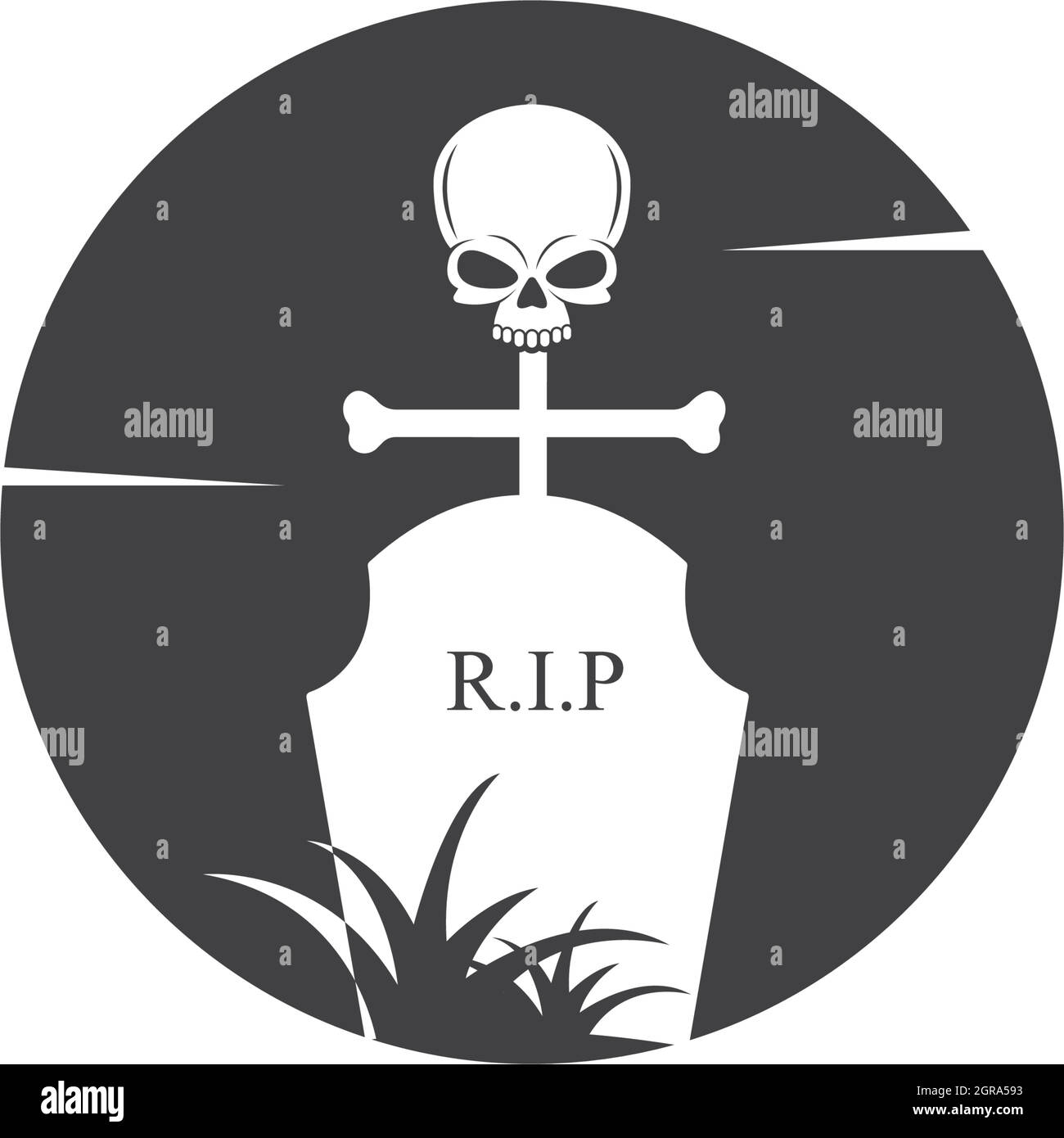 Halloween illustration old castle Black and White Stock Photos & Images ...