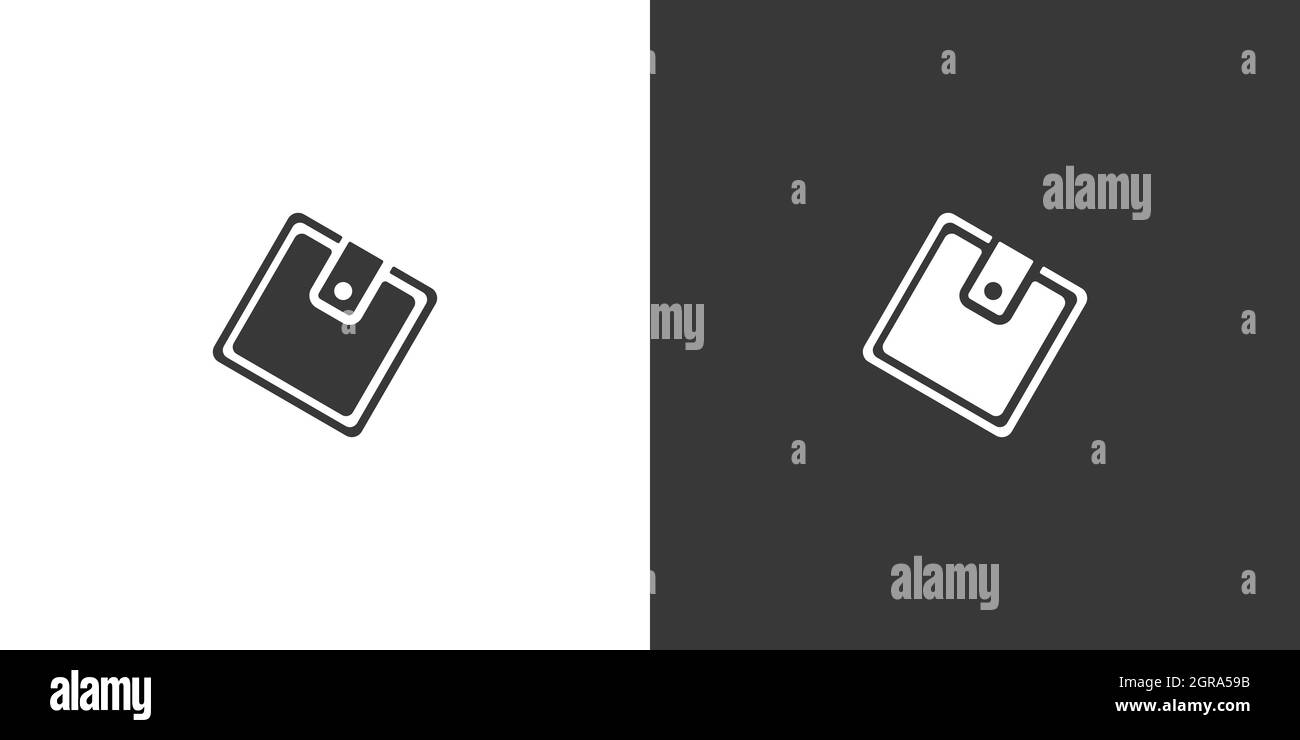 Wallet money on black Stock Vector Images - Alamy