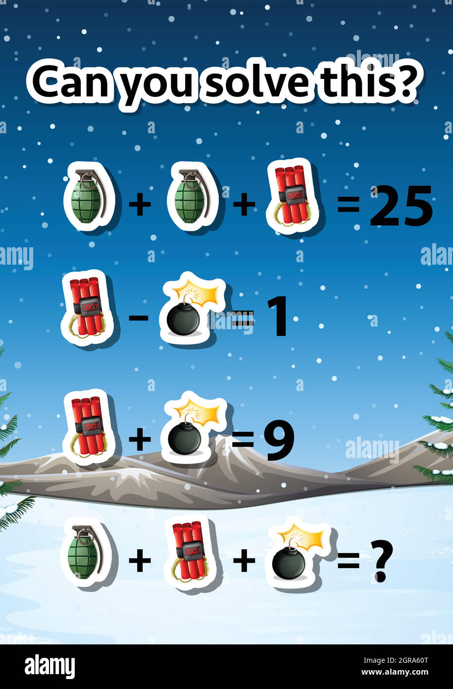 Can you solve this Stock Vector Image & Art - Alamy