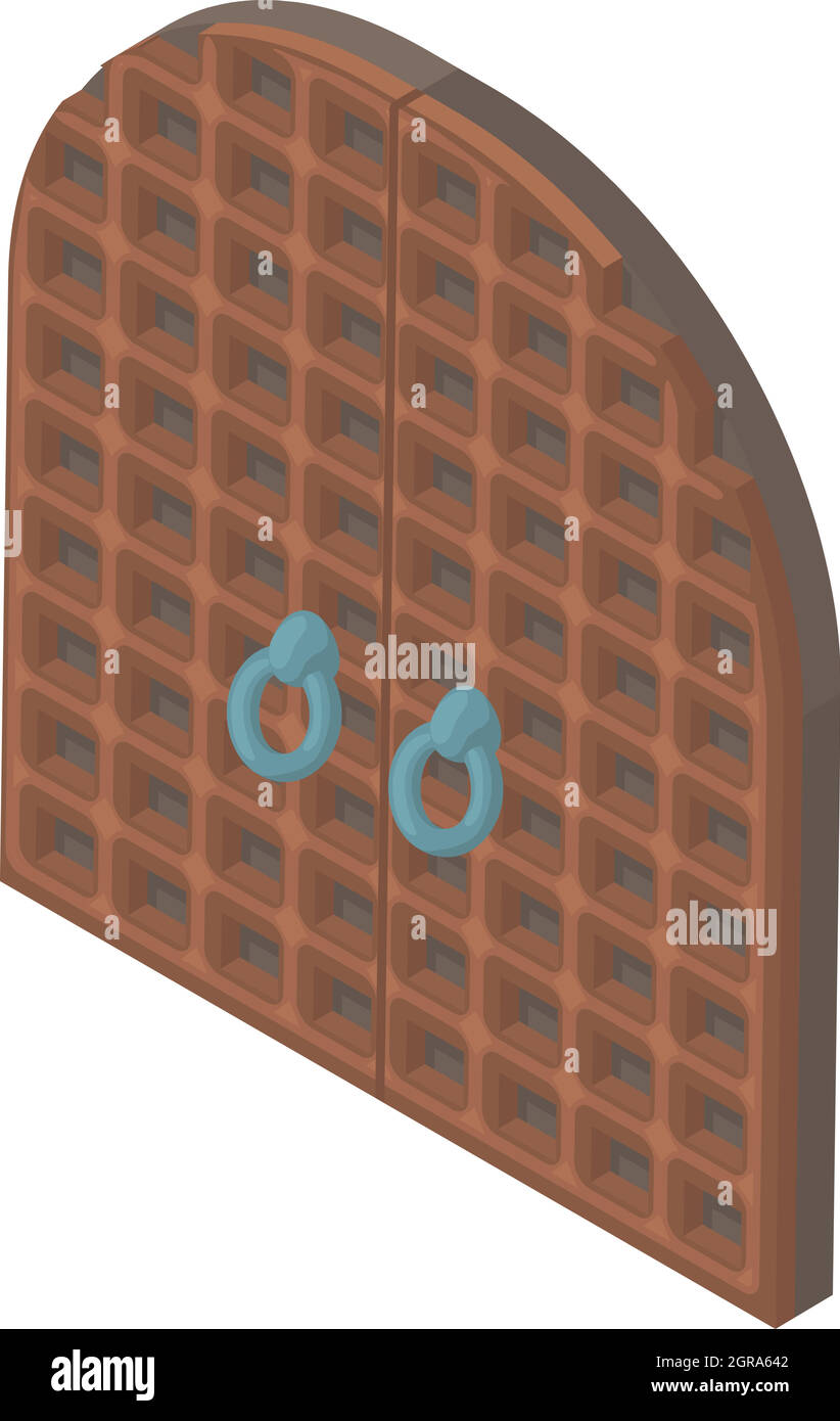 Cartoon old wooden door Stock Vector Images - Alamy