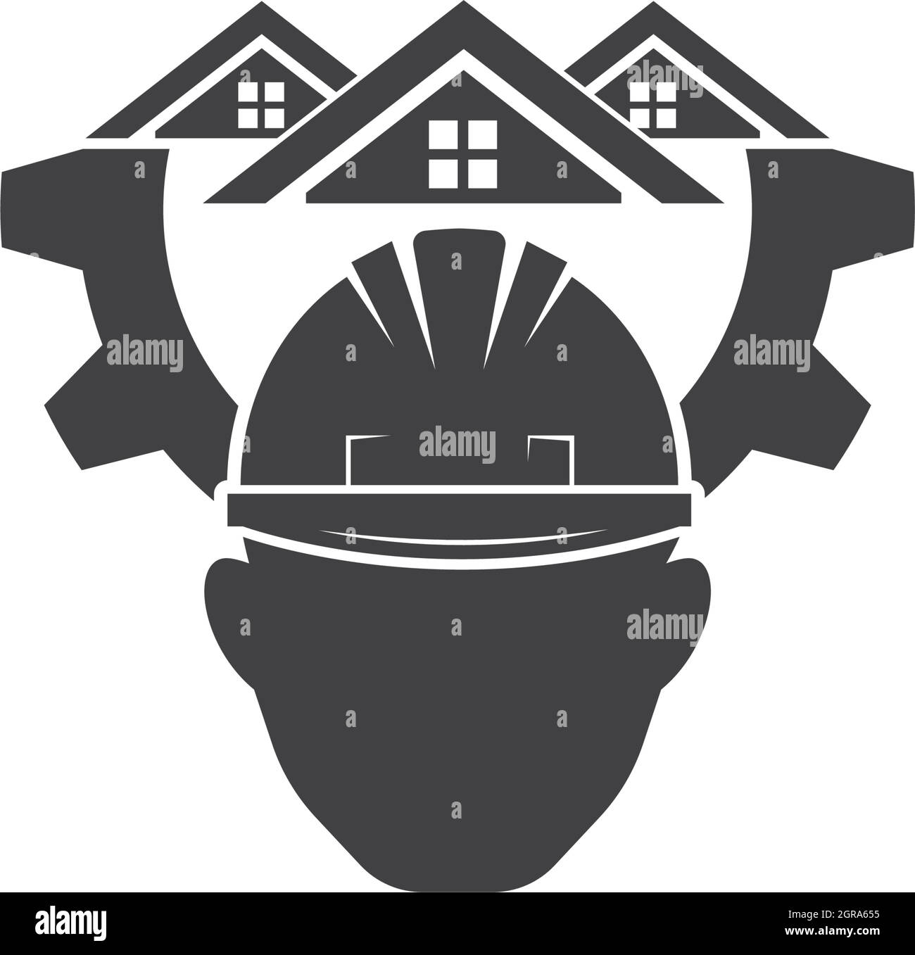 construction helmet vector illustration design Stock Vector Image & Art ...