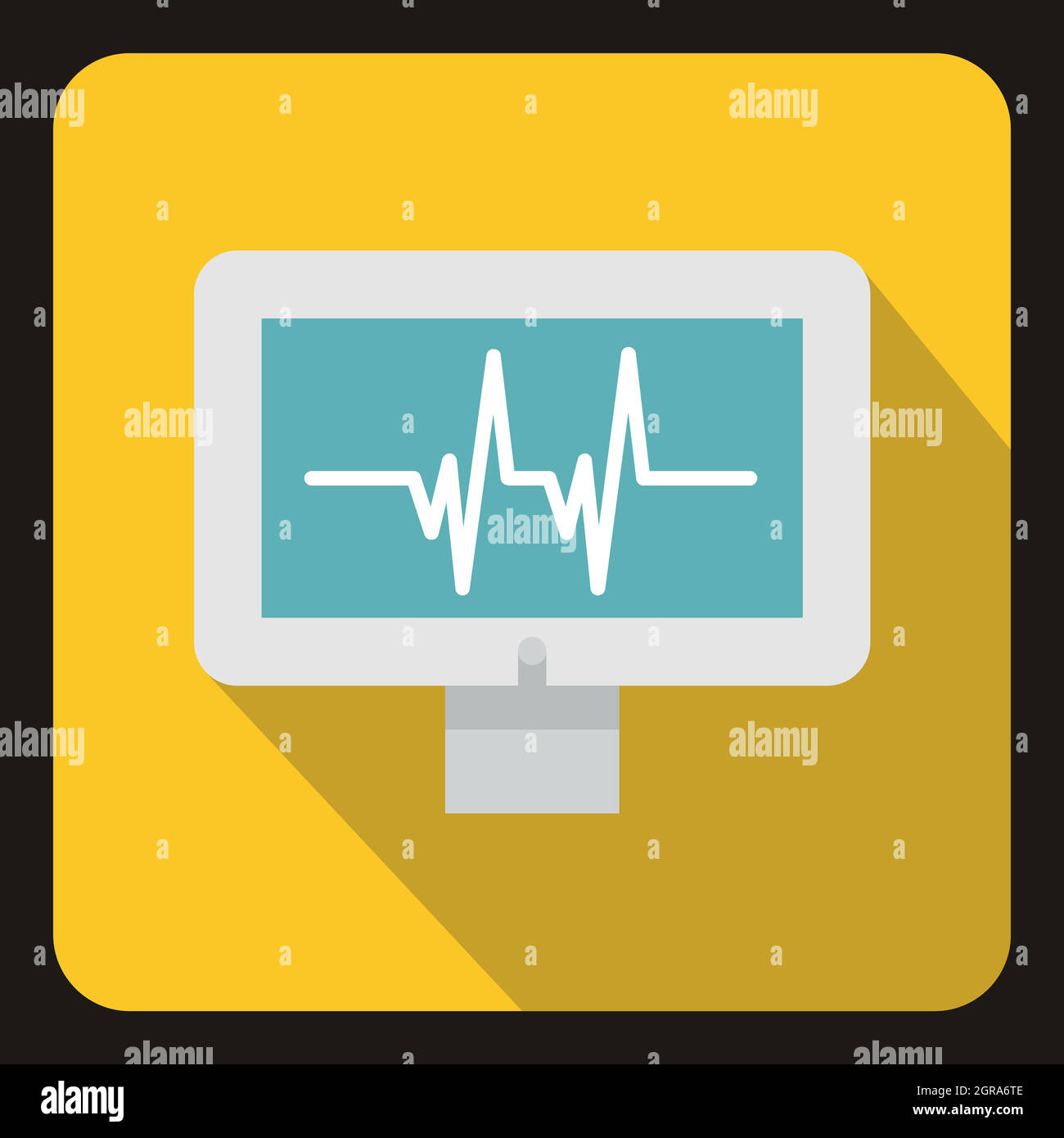 Ecg monitor icon hi-res stock photography and images - Alamy