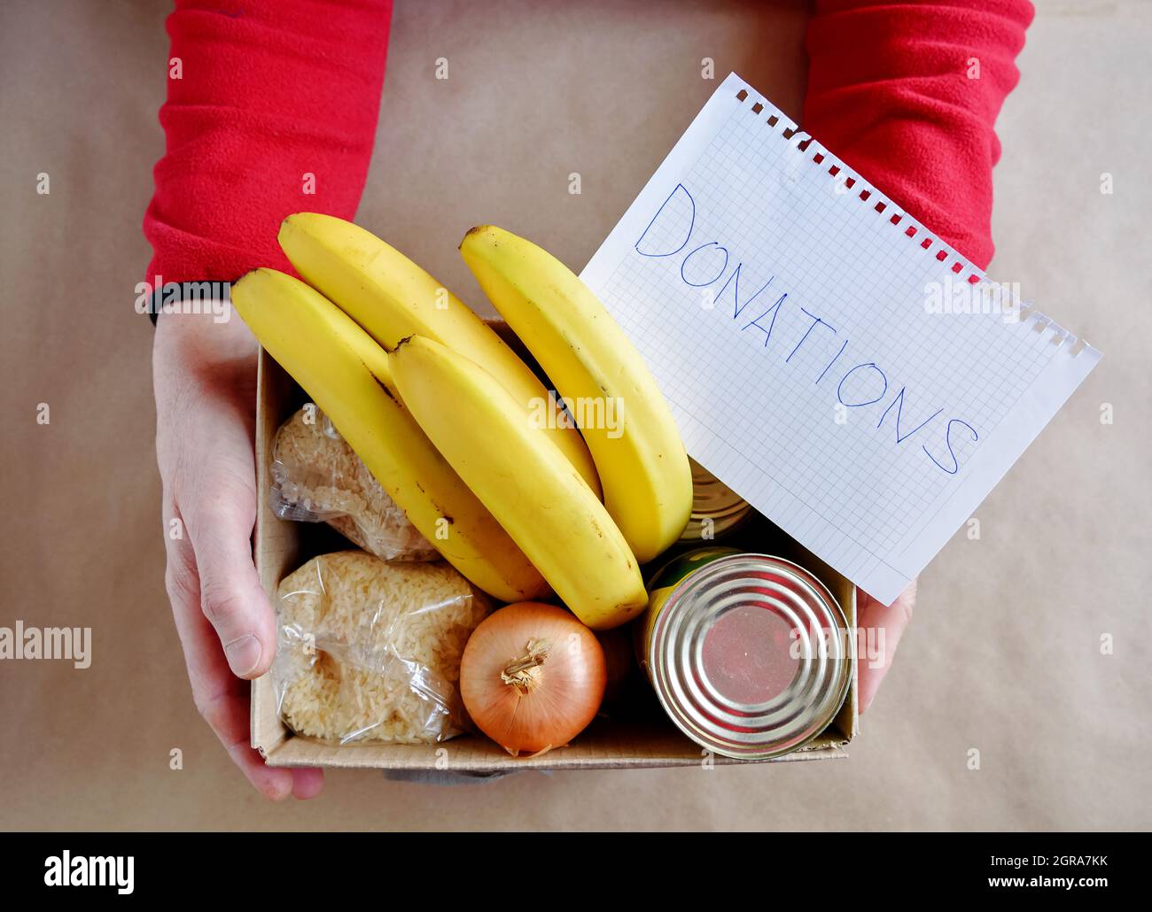 Donating cereal hi-res stock photography and images - Alamy