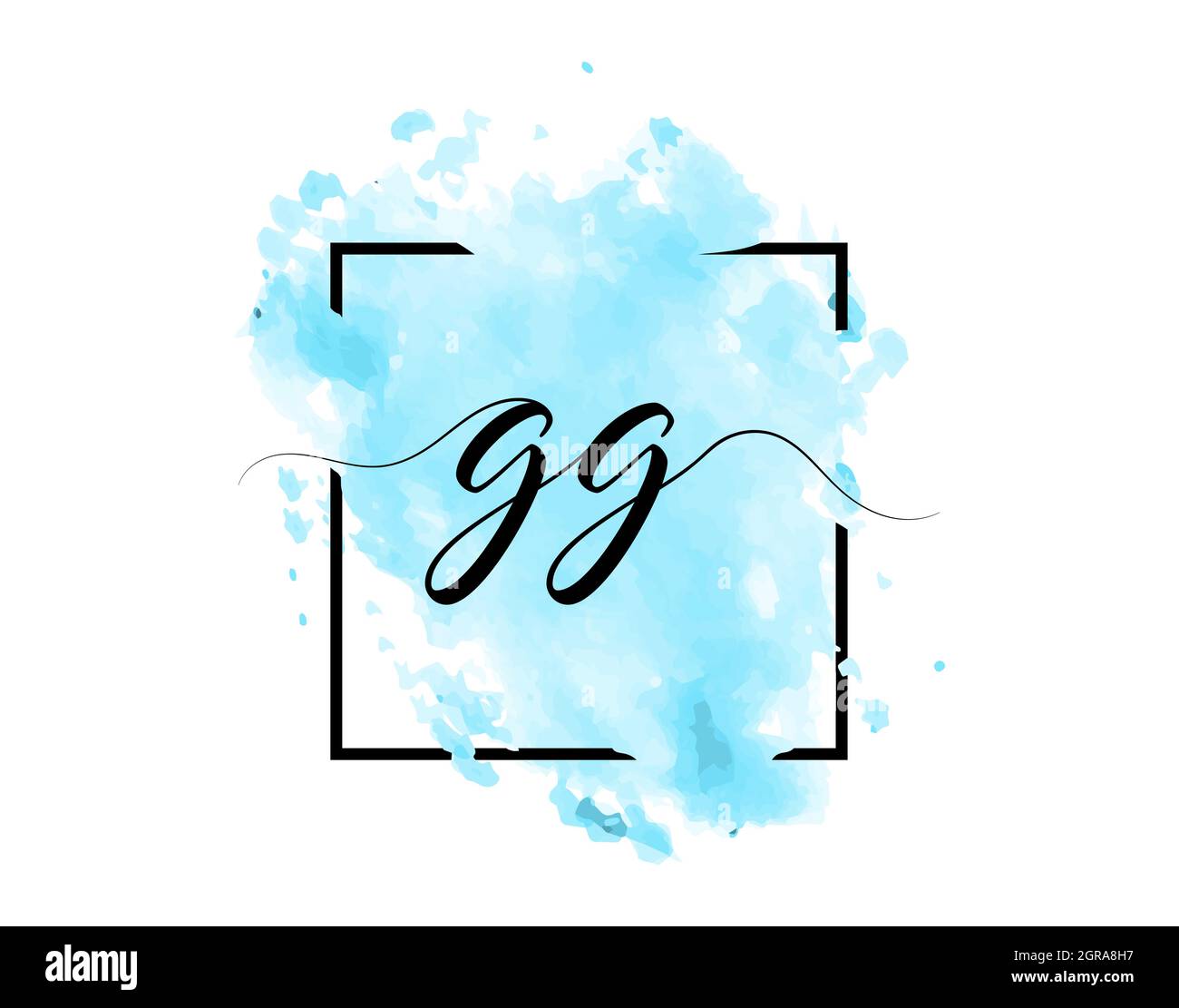 G hand written logo Stock Vector Images - Alamy