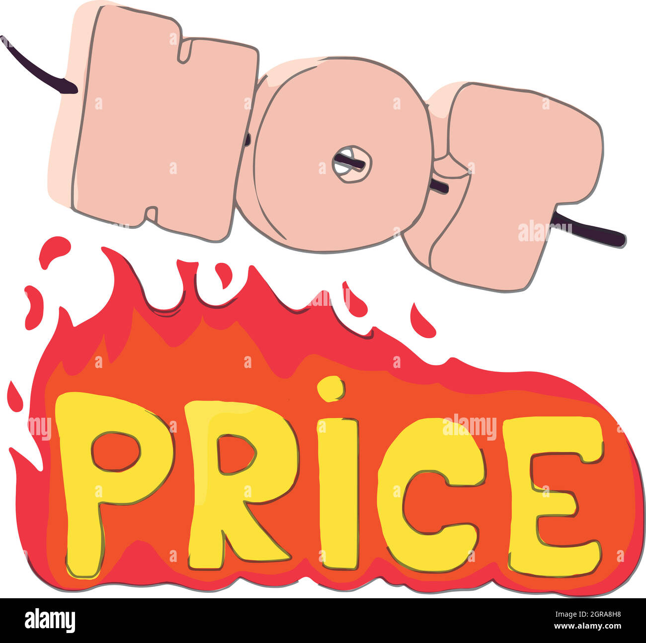 Cartoon with price hi-res stock photography and images - Alamy