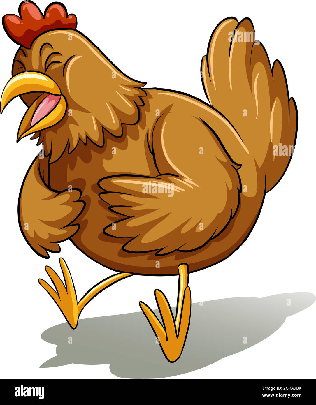 Big Fat Hen Clipart