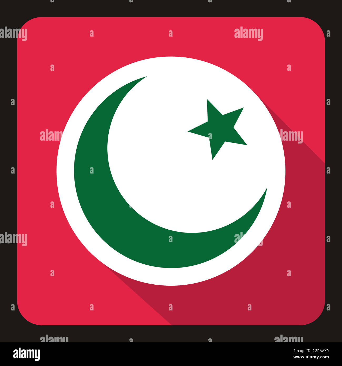 Abstract crescent moon star Stock Vector Images - Alamy