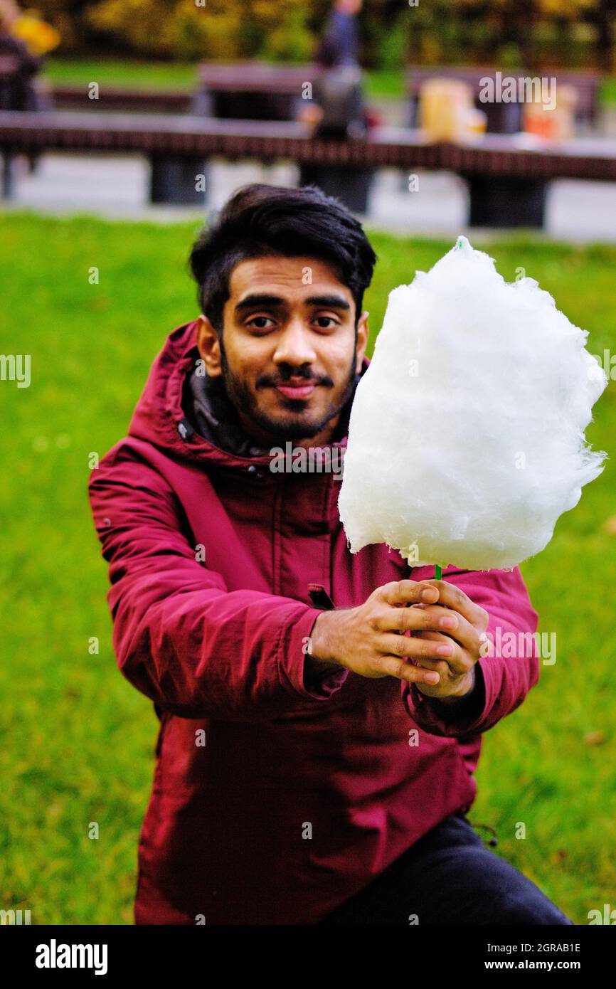 The Sweetness Of Cotton Candy With The Smile Qnd Dimple Face Stock ...