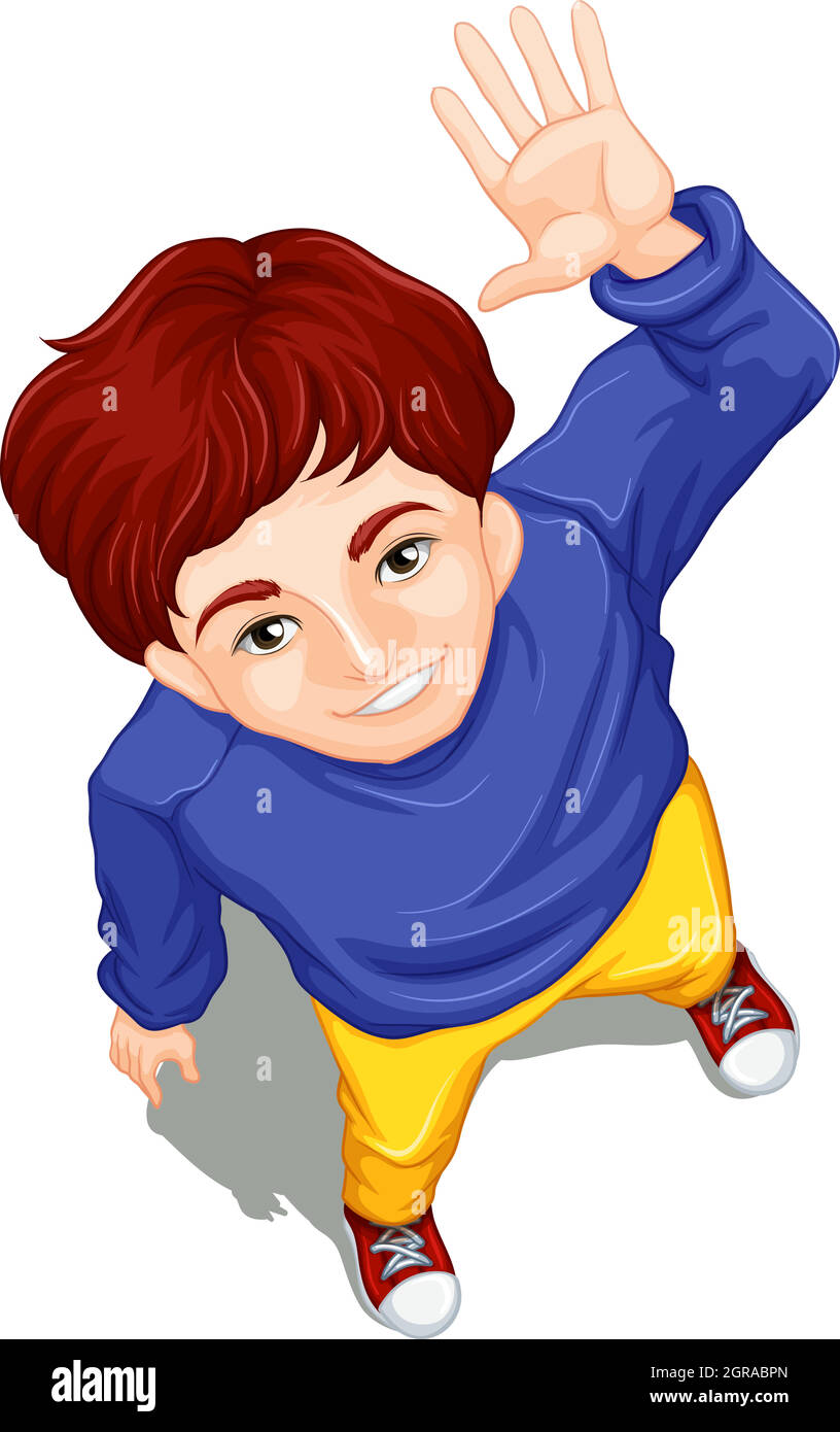 Boy facing Stock Vector Images - Alamy